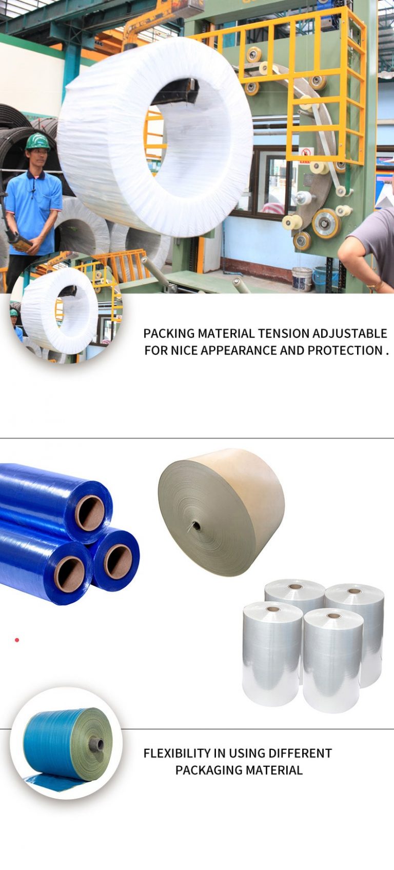 coil wrapping machine – SLITTING COIL PACKAGING LINE