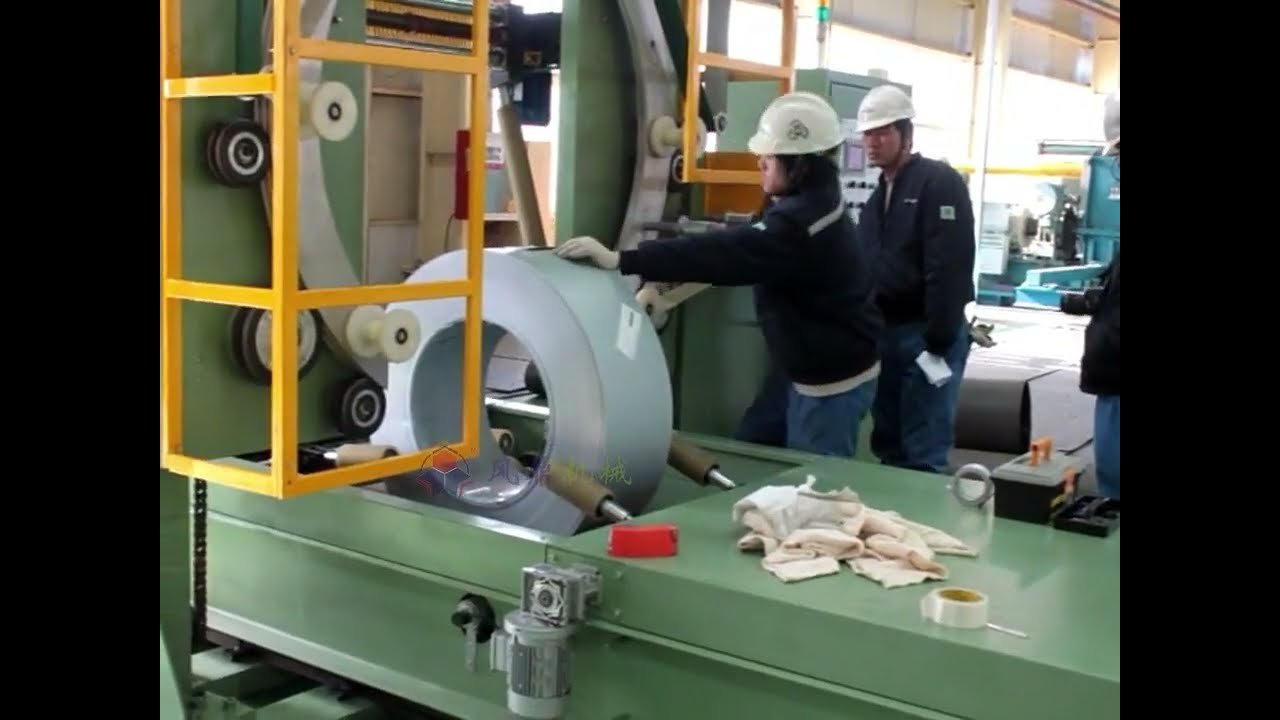 Efficiently pack steel coils with paper using optimal tension in less ...