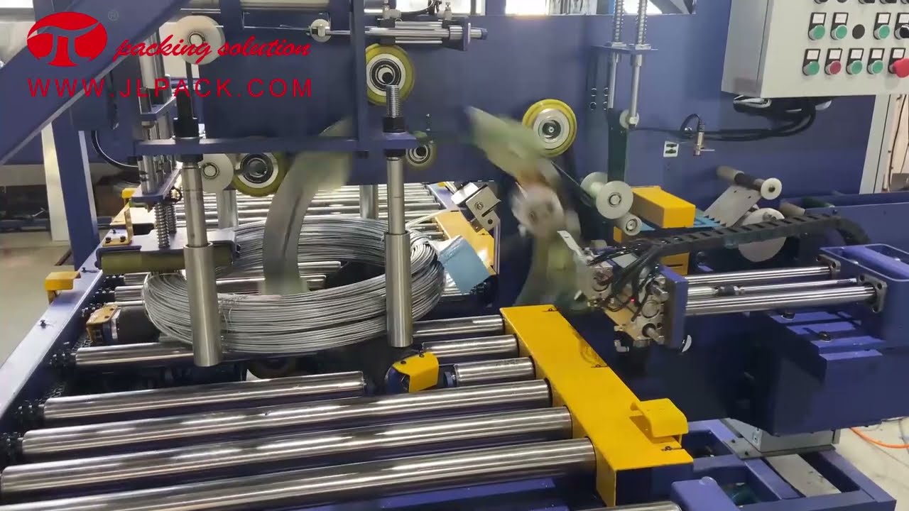 "Compact Horizontal Wire Coil Packaging Machine: Enhanced Efficiency ...