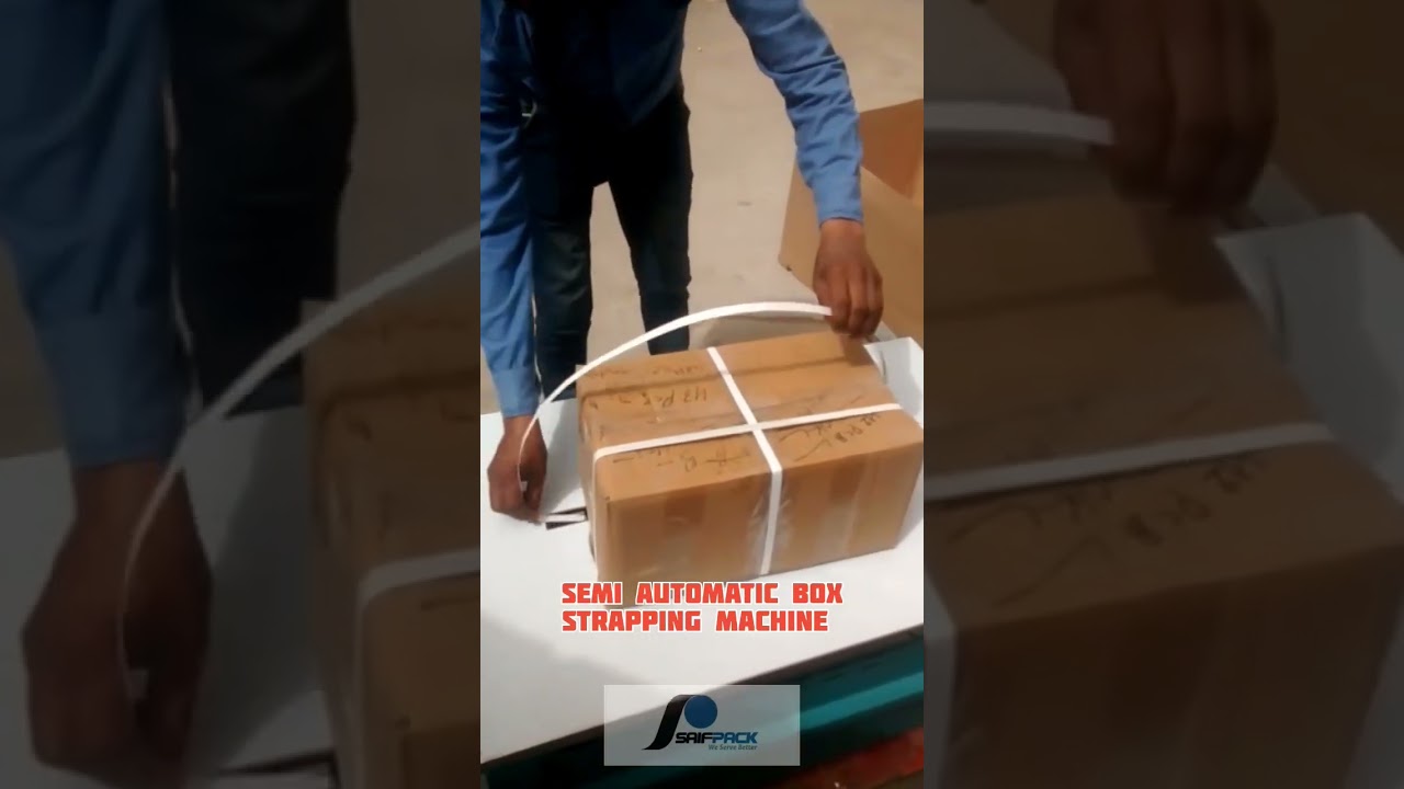 "Innovative Floor Model: Revolutionizing Strapping with Semi-Automatic Efficiency!" - SLITTING ...