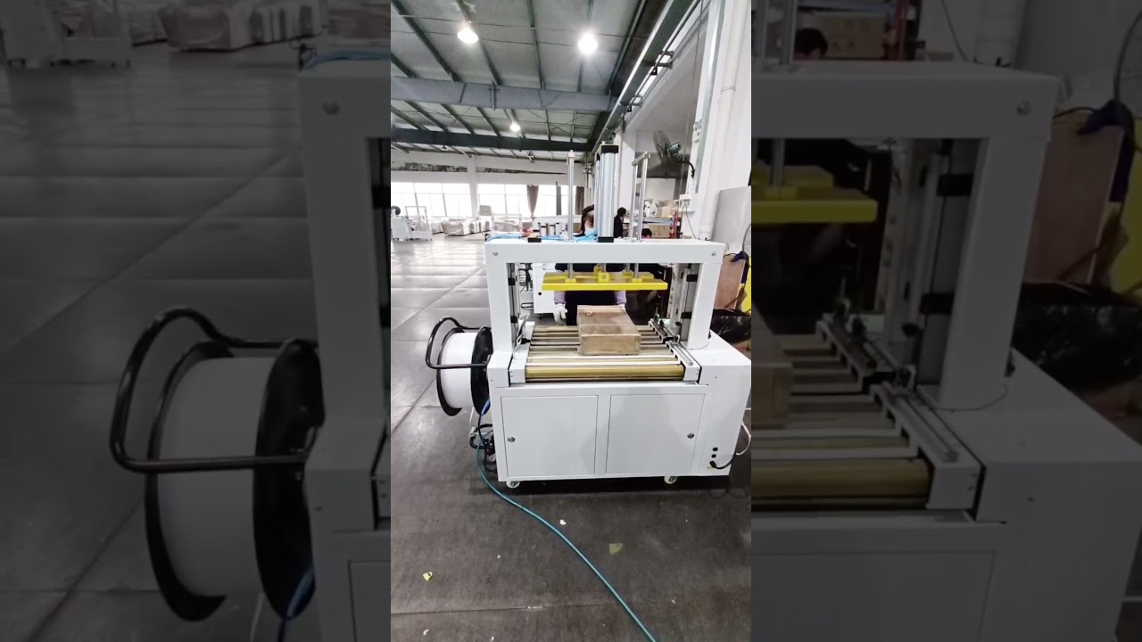 "Innovative Pressurized Plastic Strapping Machine for Efficient Carton Packaging Solutions ...