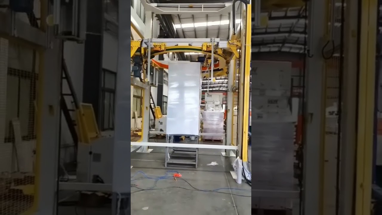 "Revolutionary Pallet Wrapping Machine: Boost Efficiency with Cutting ...