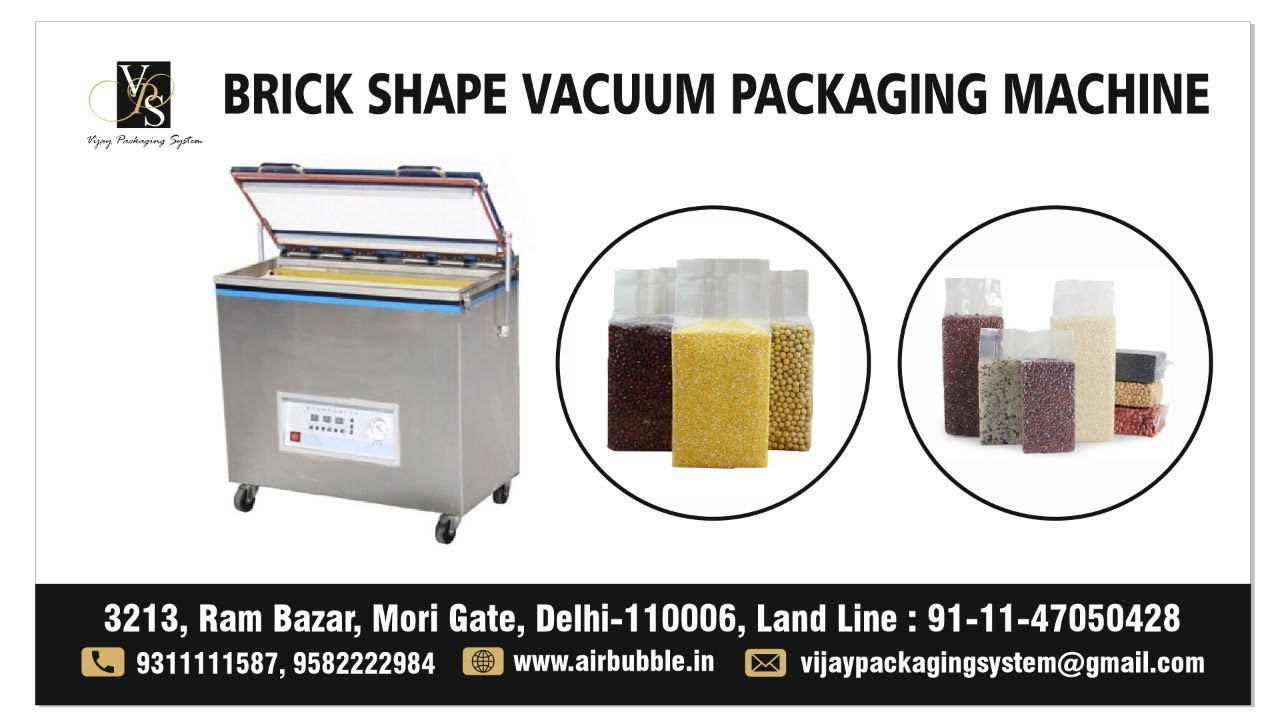 Vacuum Packing Machine with Vibrator for Dry Fruits & Granule Items ...
